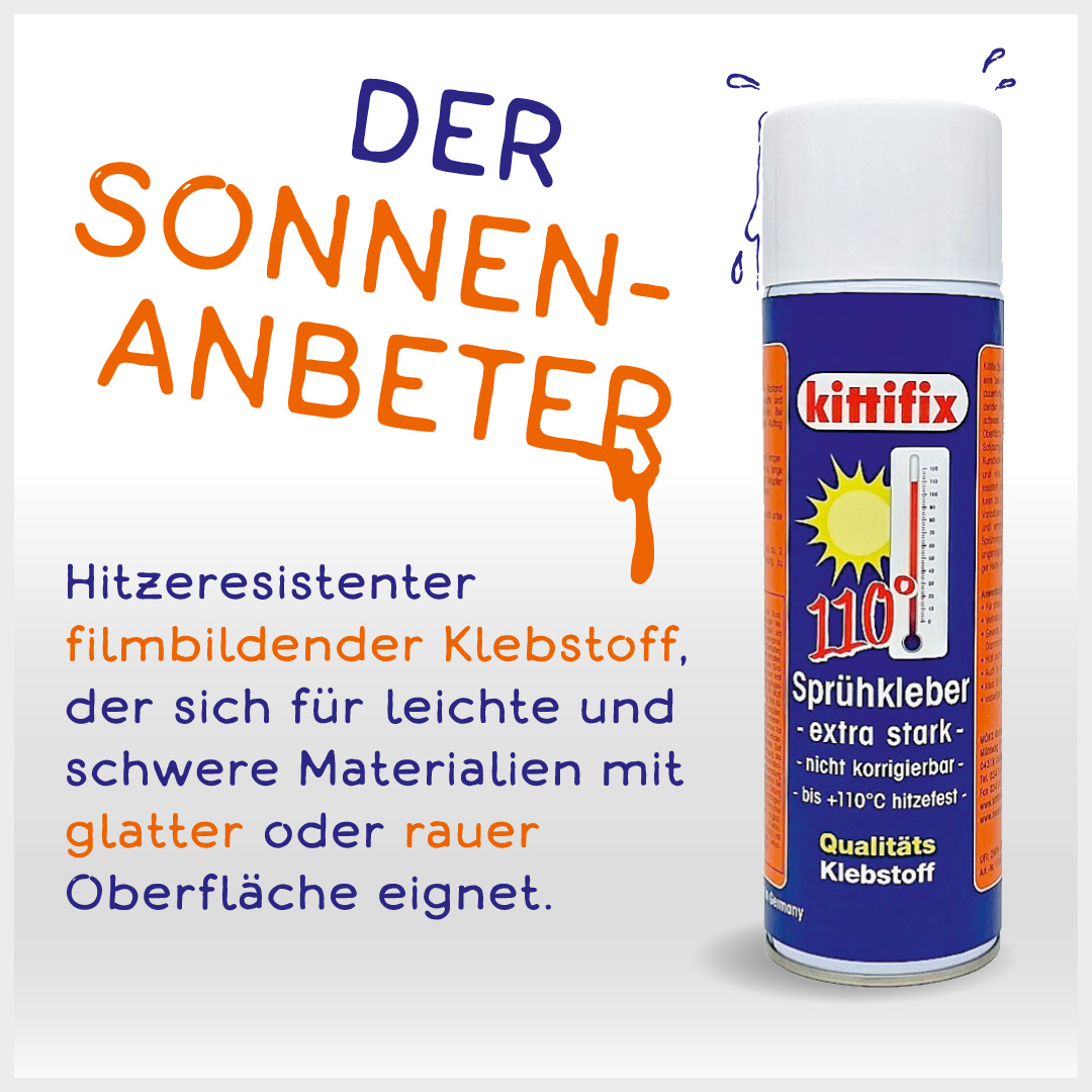 Sprühkleber 110 Grad C